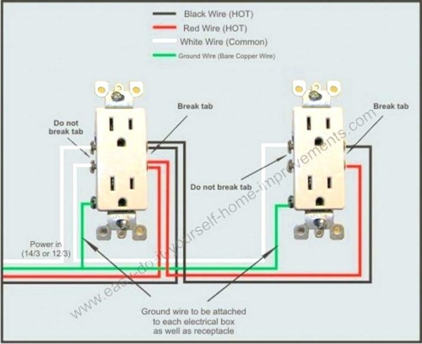 Duplex Receptacle Schematic